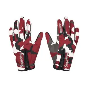Supreme Windstopper Zip Gloves - Red