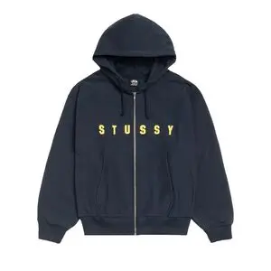 StÜssy Lens Zip Hoodie - Blue