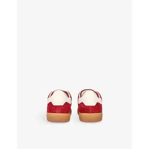 Hogan Suede Low Top Trainers - Red