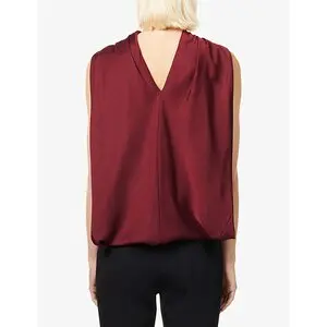 Simkhai Scarlett Cape Top - Oxblood