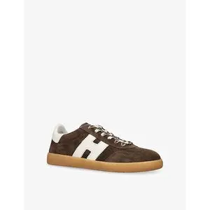 Hogan Suede Low Top Trainers - Dark Brown