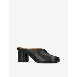 MAISON MARGIELA Tabi 60 Leather Heeled Mules