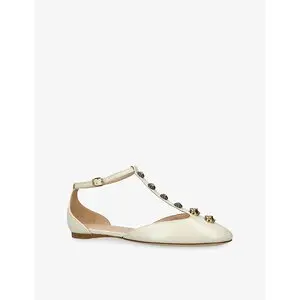 Chloé Celeste Leather Ballet Flats