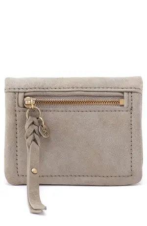 Hobo Lumen Mini Leather Wallet - Golden Granite