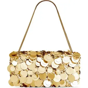 Gold Tone Chain Shoulder Bags