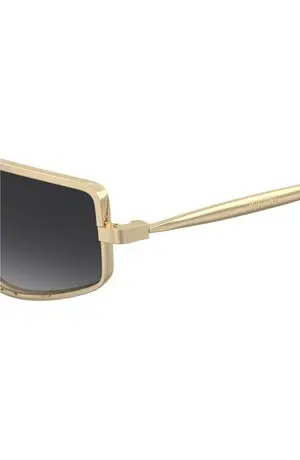 Moschino Flat Top Sunglasses - Rose Gold/dark Grey Sf