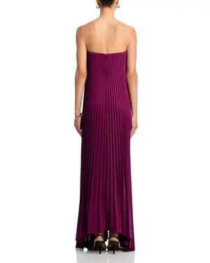 L'IDEE Black Tie Gown - Wine