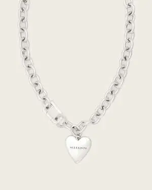 ALLSAINTS Lia Chunky Necklace - Warm Silver