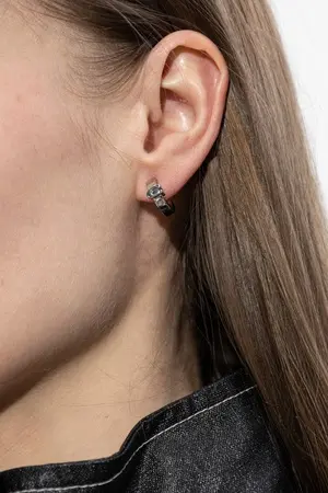 COACH Brass Hoop Earrings