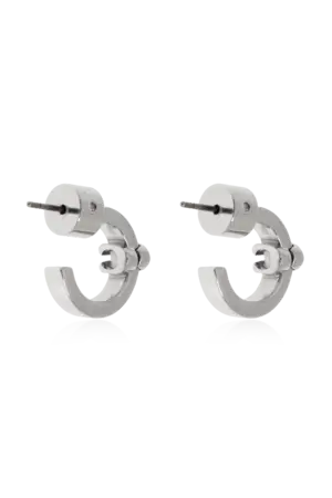 COACH Brass Hoop Earrings