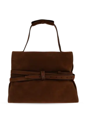 Moschino Suede Handbag - Brown