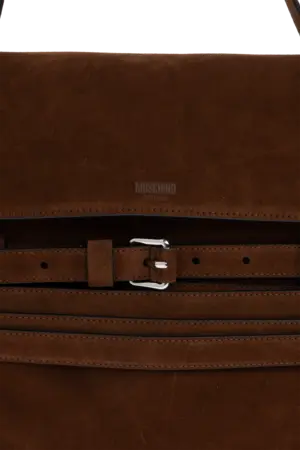 Moschino Suede Handbag - Brown