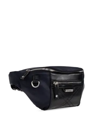 Iceberg Logo Belt Bag - Black