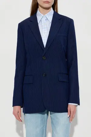Moschino Mixed Fabric Blazer
