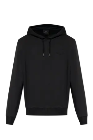 Paul Smith Sweatshirt With Embossed Logo - Black