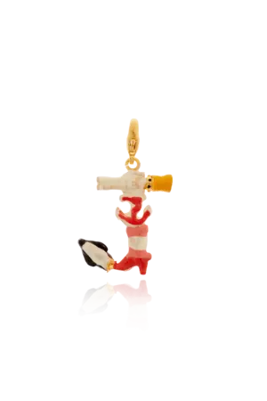 Marni J-shaped Fox Pendant - Multicolour