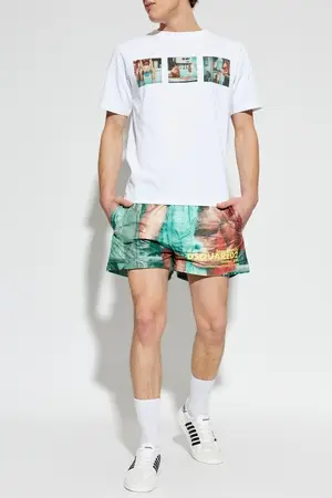 Dsquared2 X Tom Bianchi Printed Shorts - Multicolour