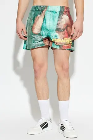 Dsquared2 X Tom Bianchi Printed Shorts - Multicolour
