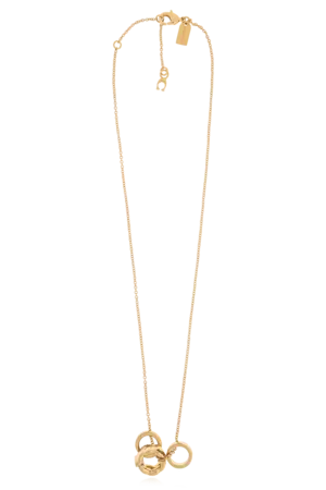 COACH Brass Necklace - Gold