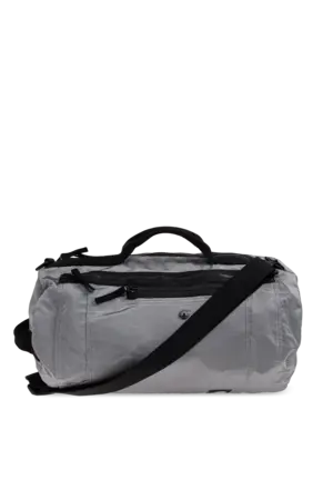 Stone Island Hand Luggage Bag With Logo Patch - Grey