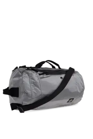Stone Island Hand Luggage Bag With Logo Patch - Grey