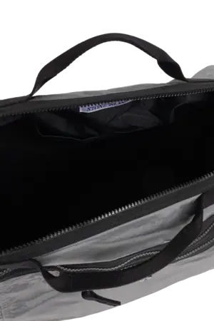 Stone Island Hand Luggage Bag With Logo Patch - Grey