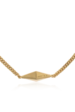 JIMMY CHOO Engraved Logo Bracelet - Gold