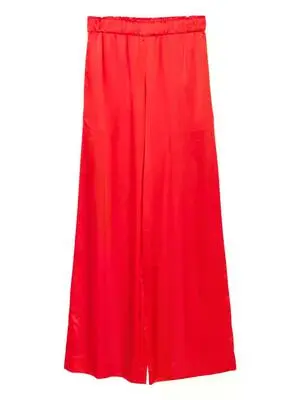 DANAMÉ Straight Leg Trousers - Red