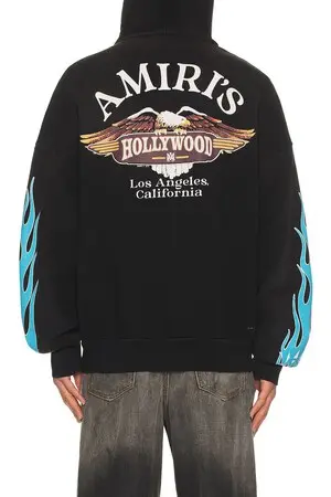 Amiri Ma Flames Zip Hoodie