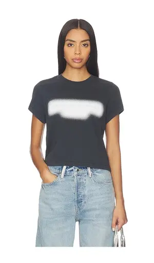 Alexander Wang Emboss Graphic Shrunken Tee
