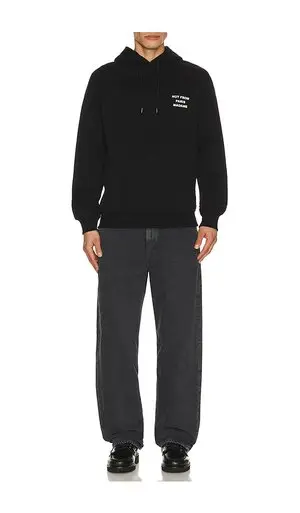 DRÃ´LE DE MONSIEUR Drôle De Monsieur "le Hoodie Slogan" Cotton Hoodie