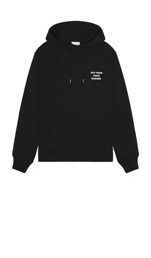 DRÃ´LE DE MONSIEUR Drôle De Monsieur "le Hoodie Slogan" Cotton Hoodie