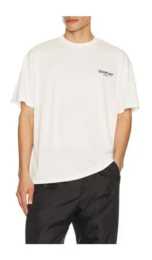 247 BY REPRESENT Team Oversized Tee In White