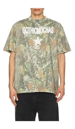 GOTHICMOCHAS Rockstar Tee In Green