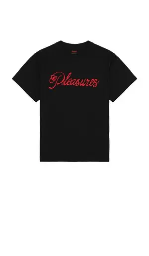 PLEASURES Scrawl T-shirt In ,red