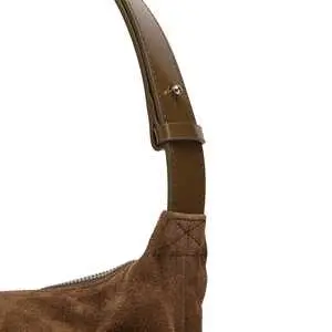 NOTHING WRITTEN Ht Suede Shoulder Bag - Caramel