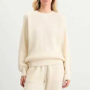 NOTHING WRITTEN Waffle Knit Pullover