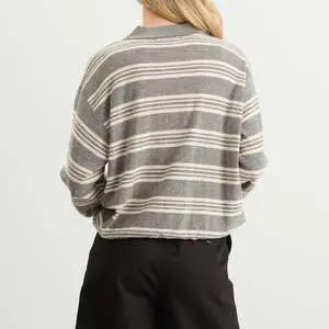 NOTHING WRITTEN Kevin Stripe Pullover