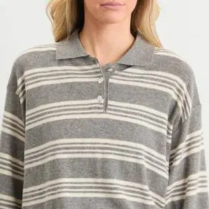 NOTHING WRITTEN Kevin Stripe Pullover