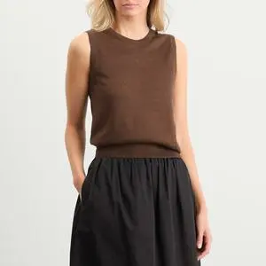 NOTHING WRITTEN Rola Linen Sleeveless Top