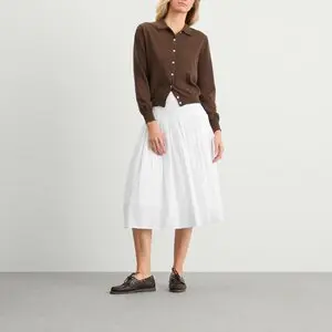 NOTHING WRITTEN Sherry Pleated Midi Skirt