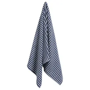 TEKLA Organic Terry Bath Towel - River Stripes