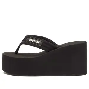 Coperni Wedge Platform Sandals - Black