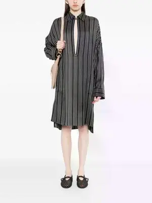 TOM FORD Striped V-neck Dress