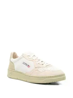 AUTRY Medalist Panelled Lace-up Sneakers - Neutrals
