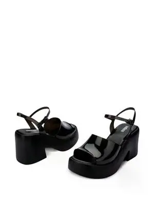 Melissa Lina Platform Sandals - Black