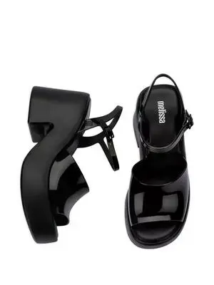 Melissa Lina Platform Sandals - Black