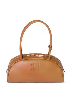 Miu Miu Leather Shoulder Bag - Brown
