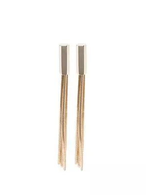 TOM FORD Chain Tassel Earrings - Gold