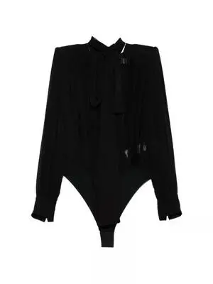 Elisabetta Franchi Tie Detailed Bodysuits